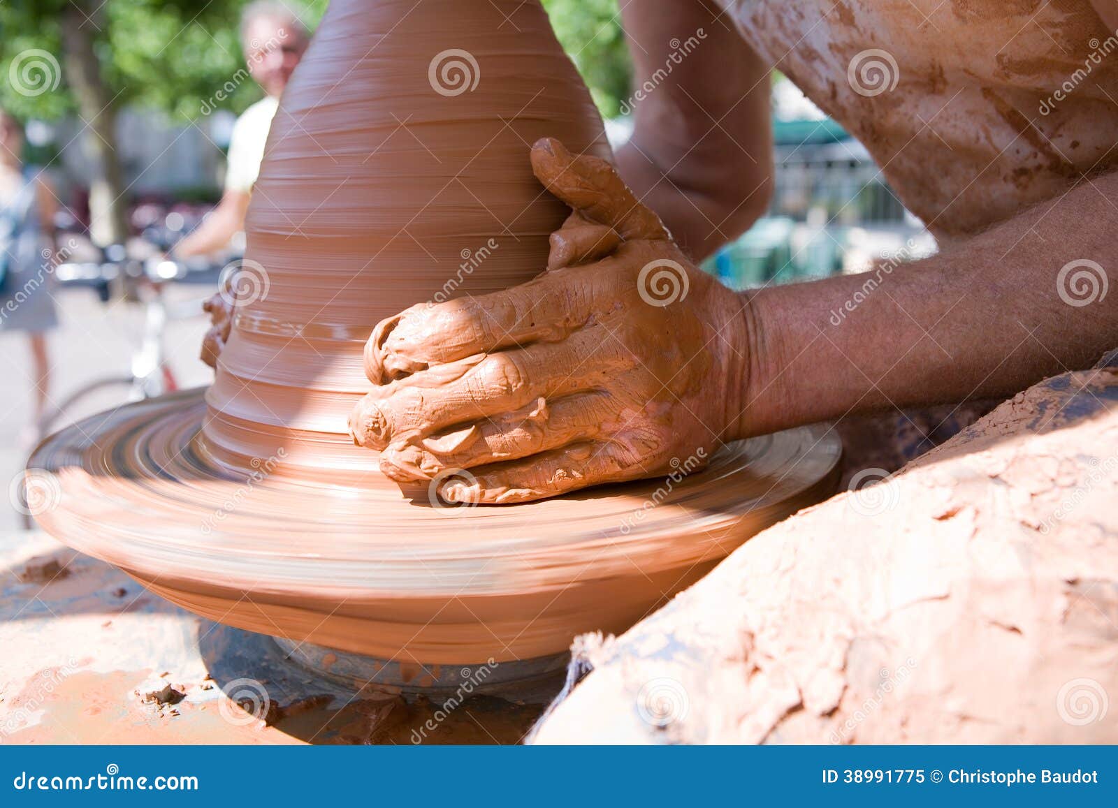 Potier image stock. Image du artiste, doigt, artisane - 38991775