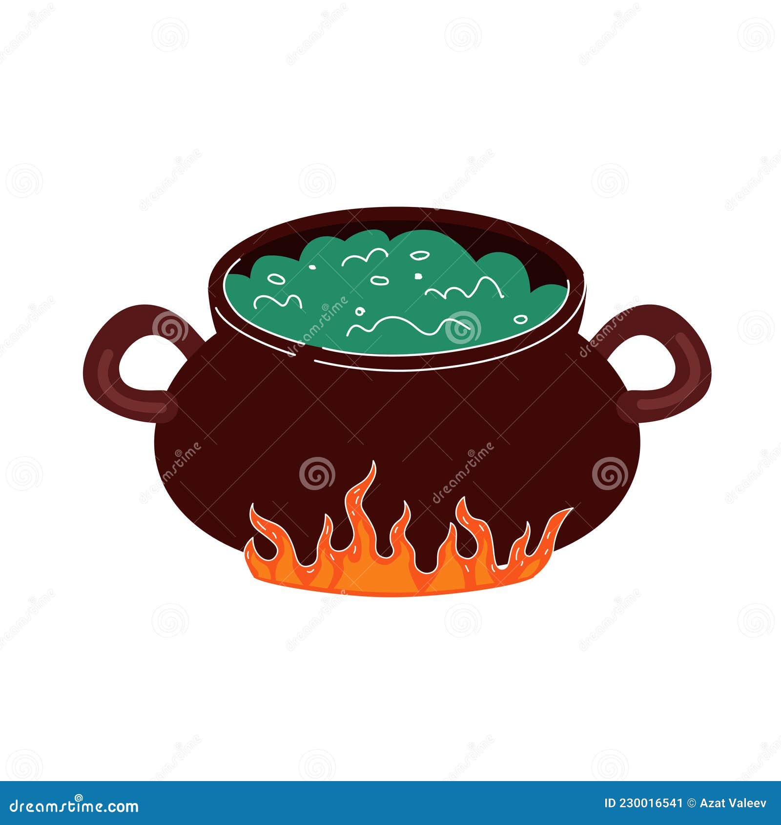 A Fire Drawing With Copious White Smoke Billowing Up And A Yellow Fire ...