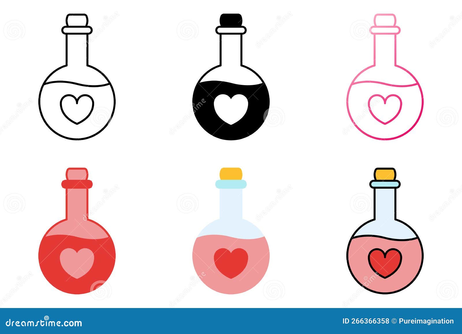 Potion in Flat Style Isolated Stock Vector - Illustration of isolated ...
