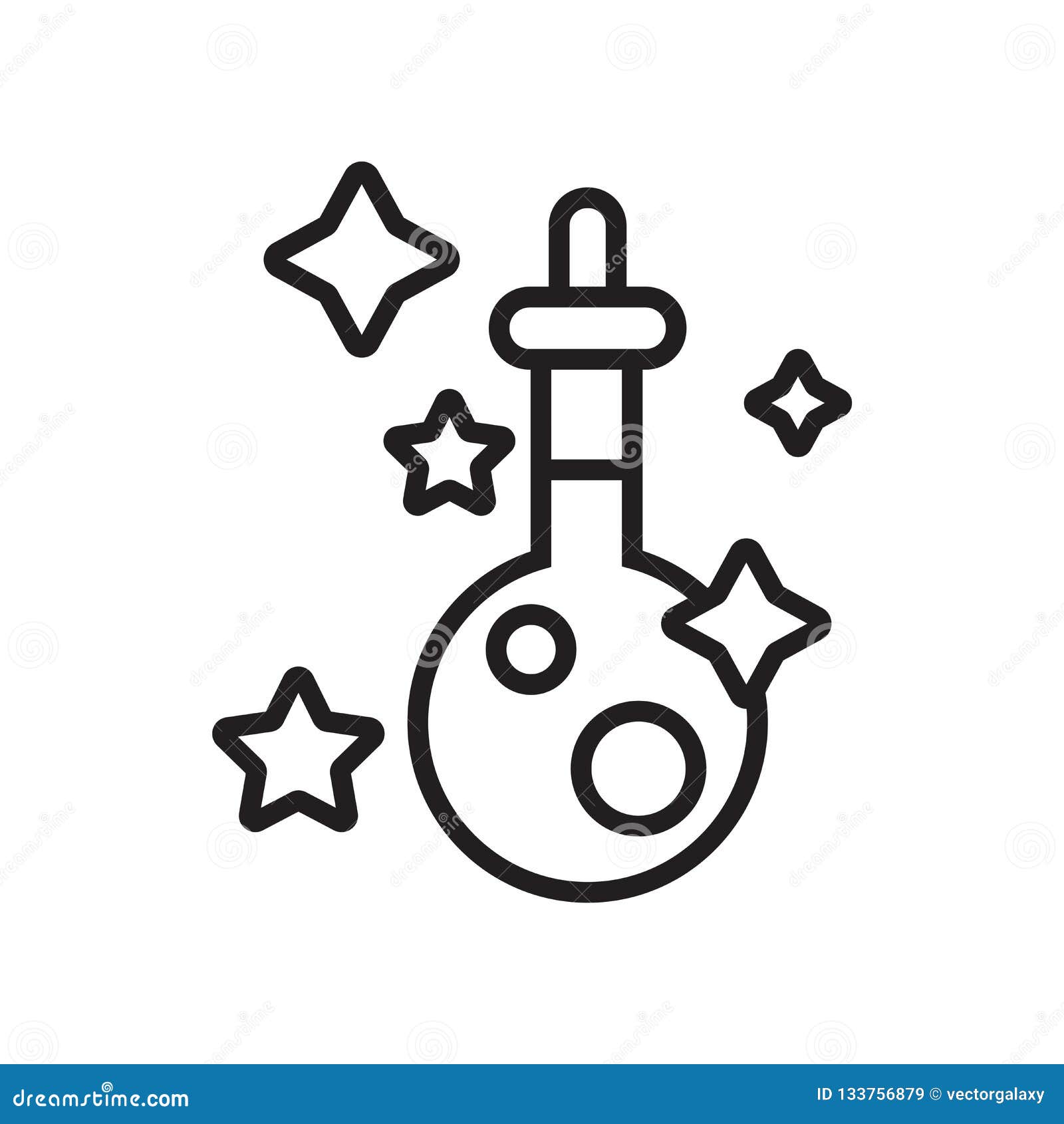 Potion Icon Vector Sign and Symbol Isolated on White Background, Potion ...