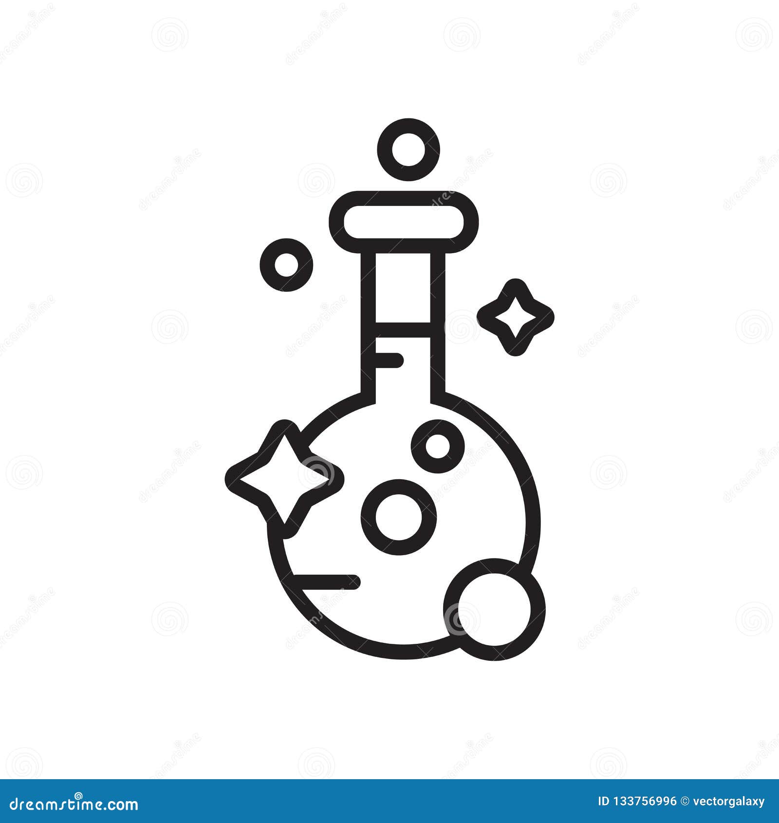 Potion Icon Vector Sign and Symbol Isolated on White Background, Potion ...