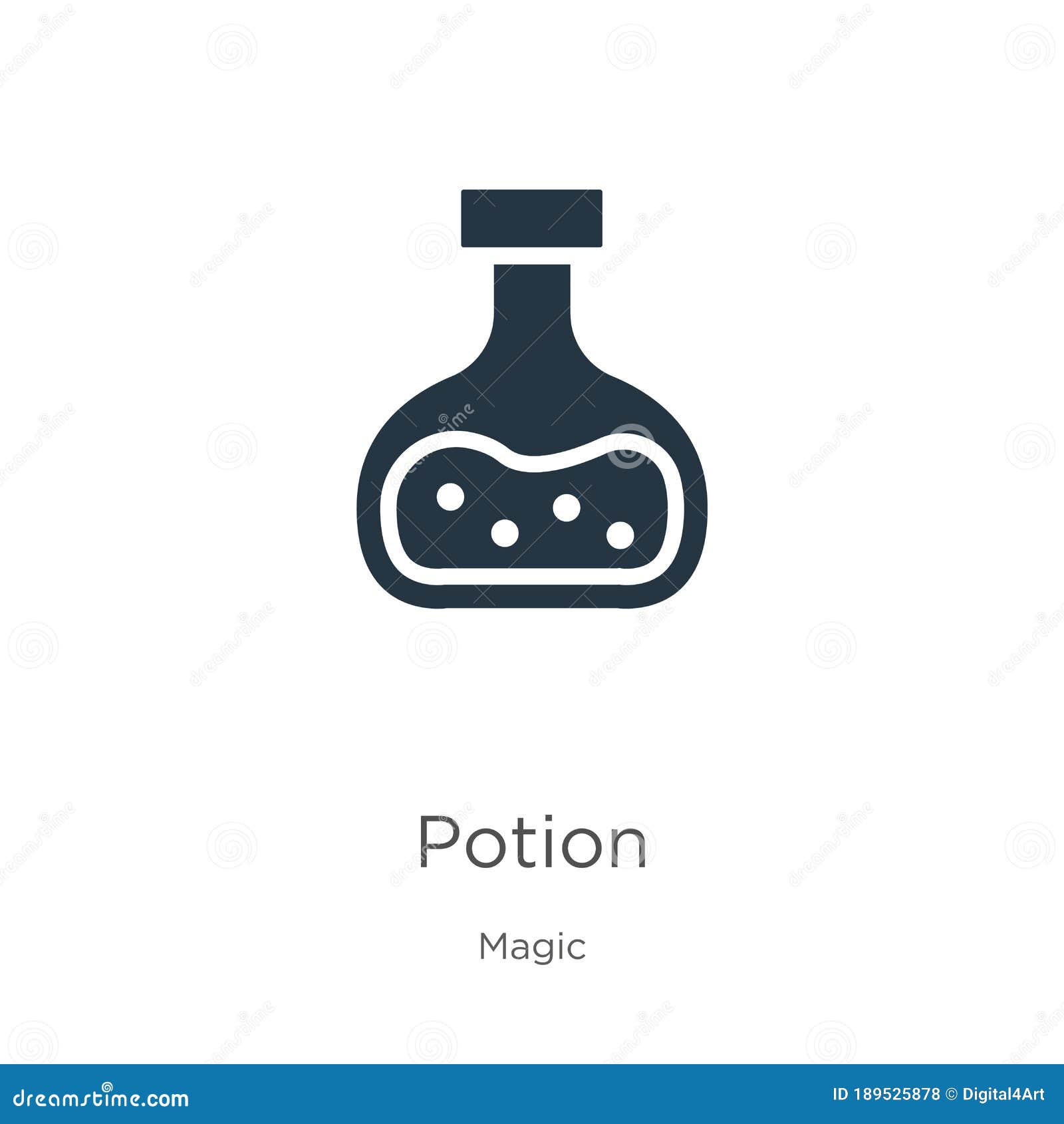 Potion Icon Vector. Trendy Flat Potion Icon from Magic Collection ...