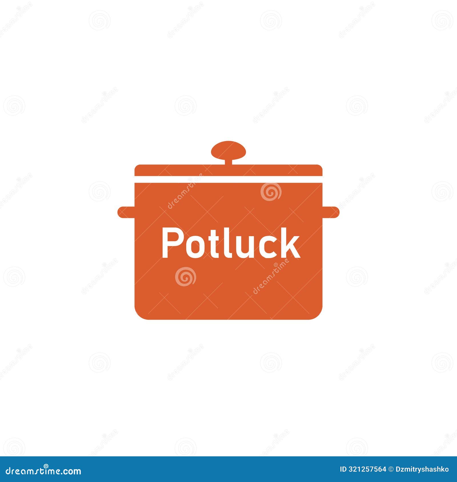 Potluck Party Silhouette Icon. Clipart Image Cartoon Vector ...