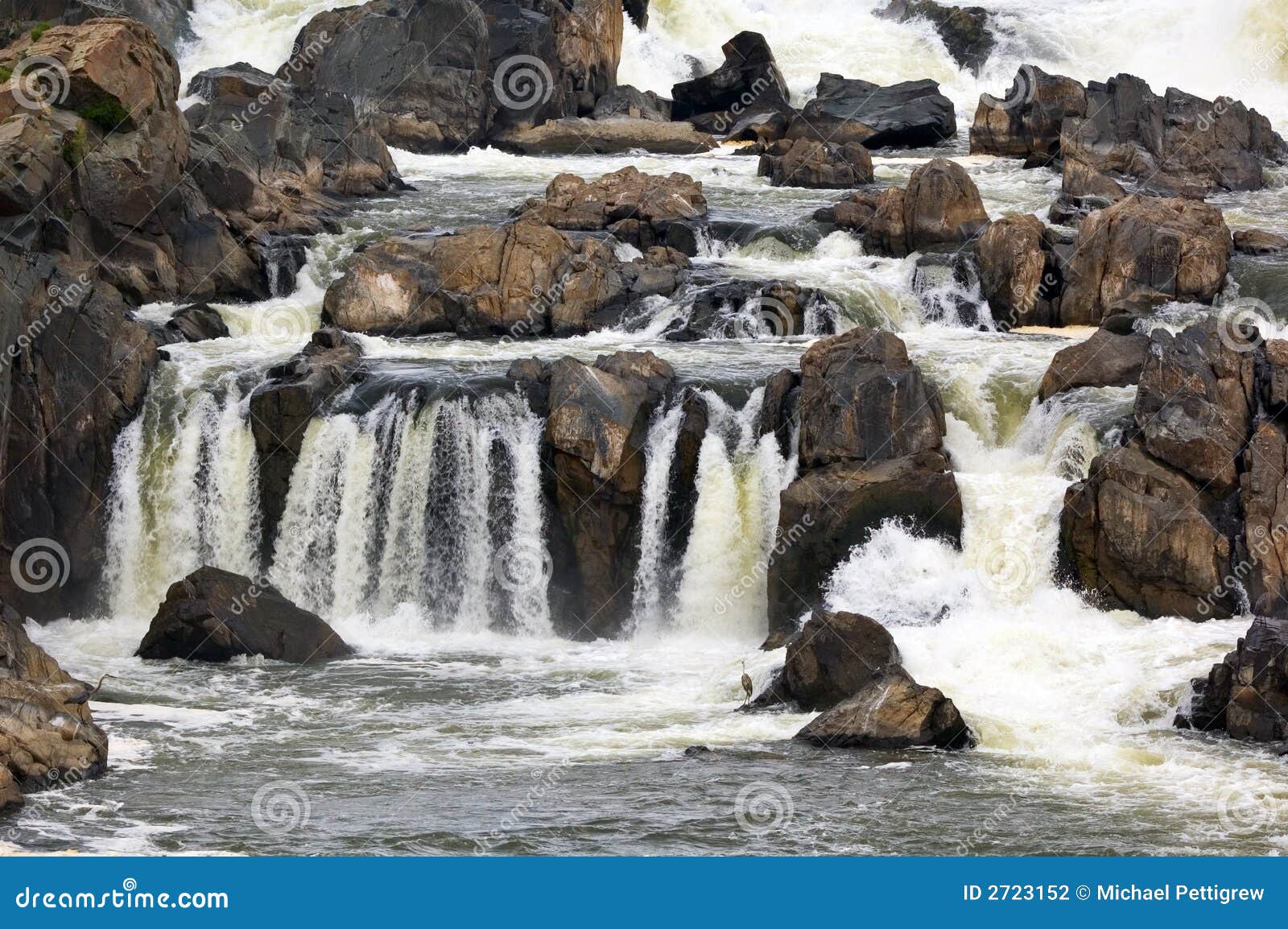 Potomac Falls stock photo. Image of waterfall, greatfalls - 2723152