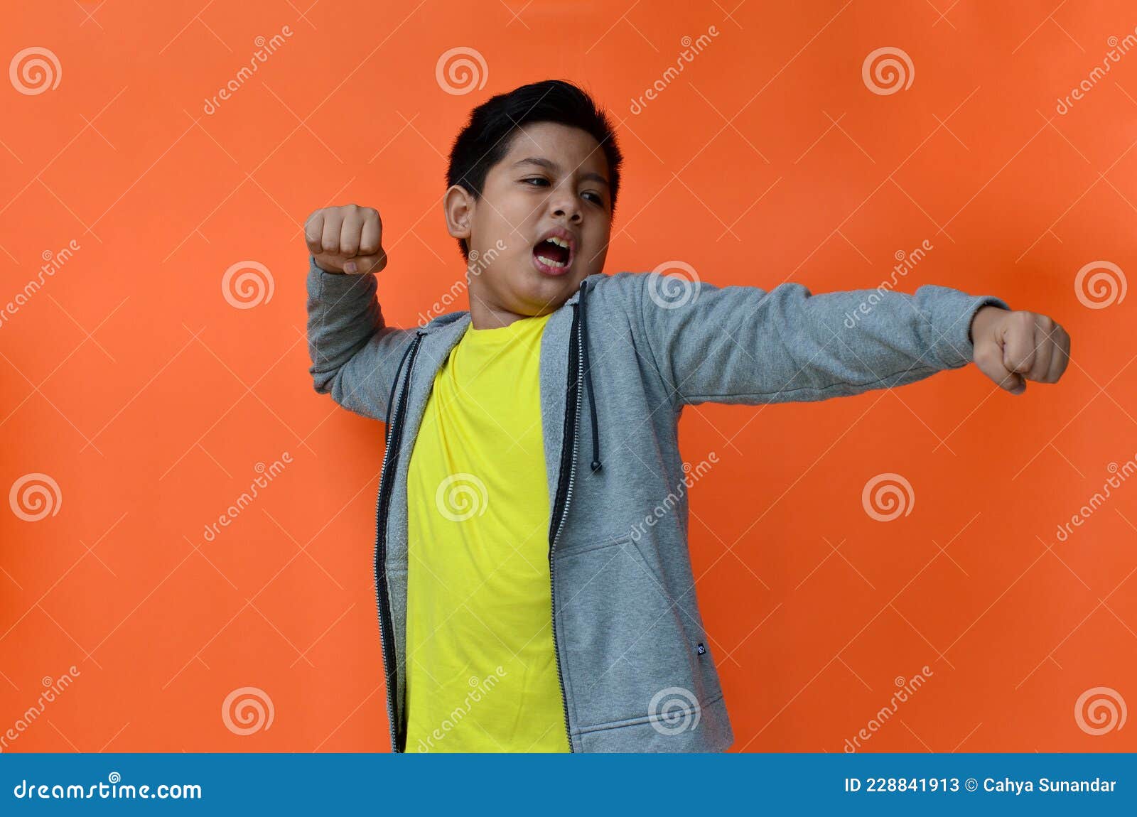 Potrait Handsome Indonesian Boy with Angry Expression Stock Image ...