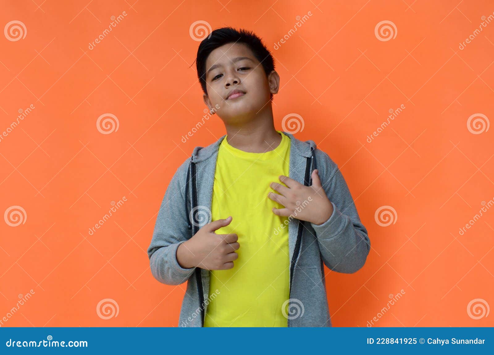 Potrait Handsome Indonesian Boy with Cool Expression Stock Image ...