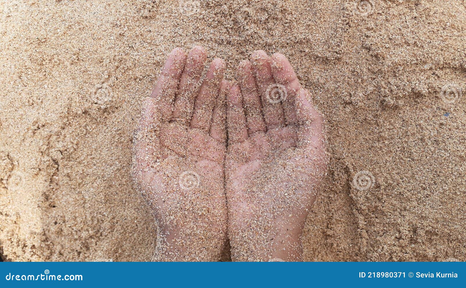 Potrait Kids Hand and Beach Sand Stock Image - Image of hand, sand ...