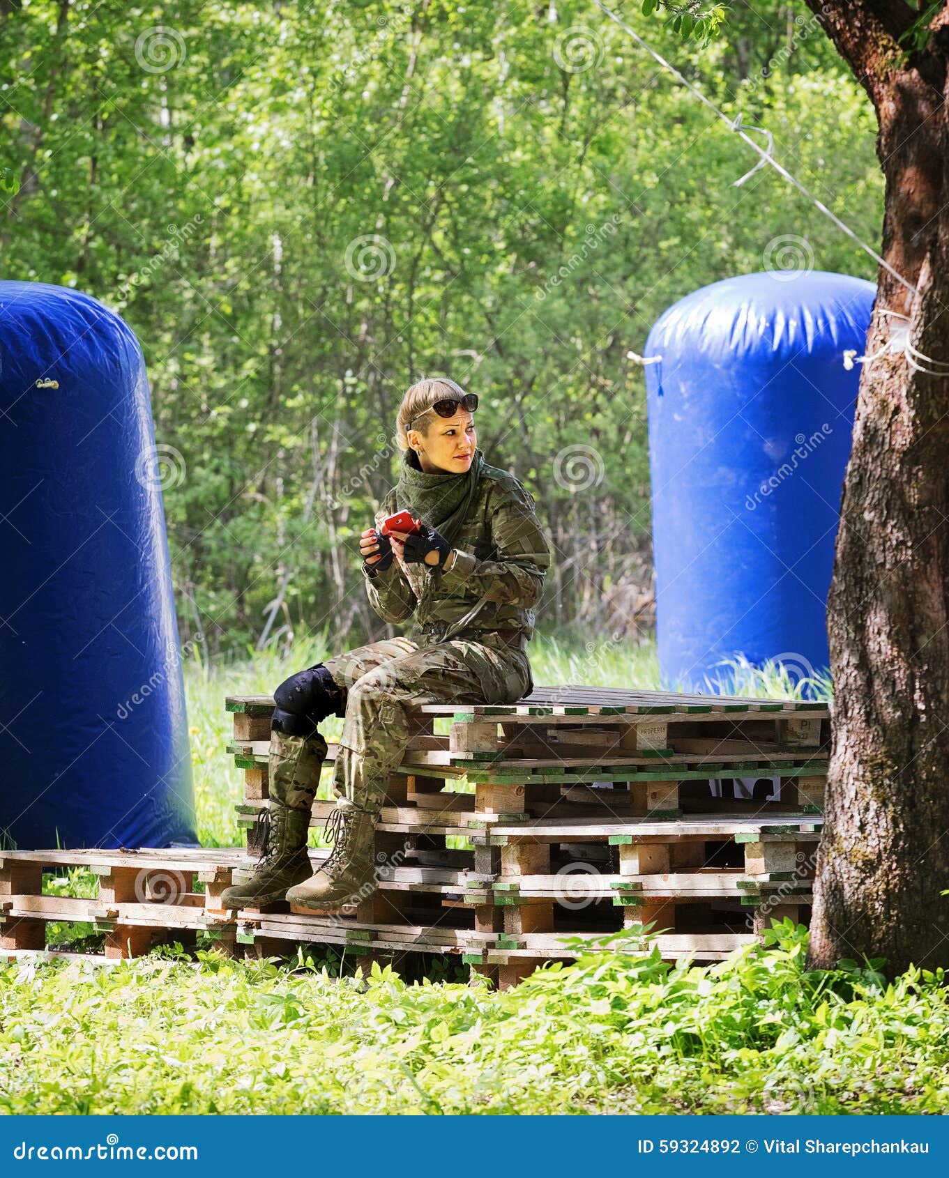 Potrait of Laser Tag Game Player. Editorial Photography - Image of ...