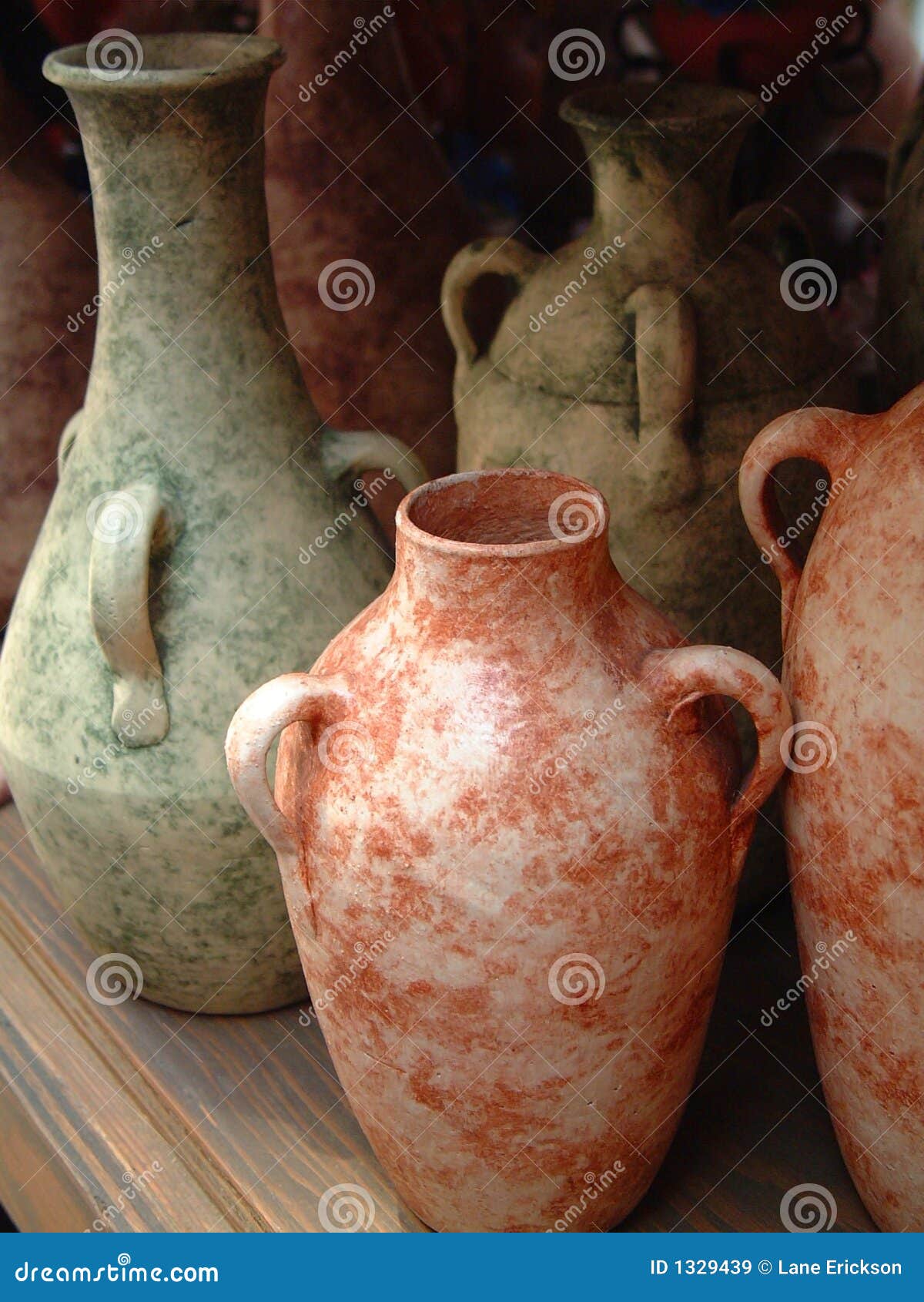 Pots stock image. Image of adobe, pottery, pots, porcelain - 1329439