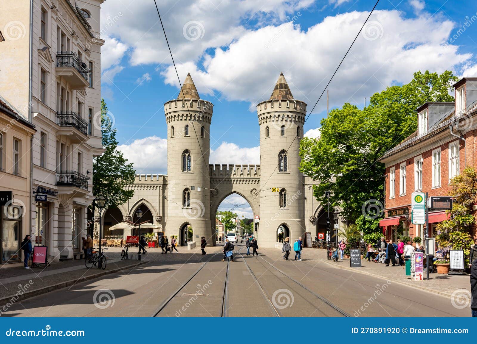 Potsdam, Germany - May 2019: Nauen Gate in Potsdam Editorial Image ...