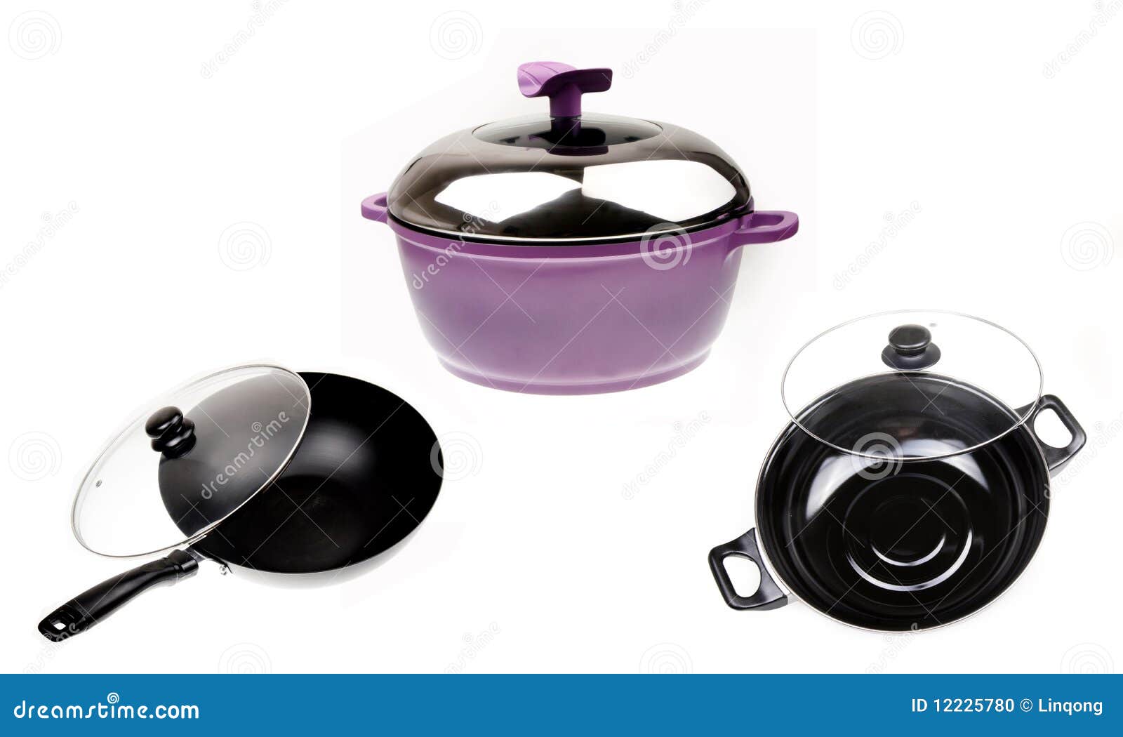 Potten en pannen stock foto. Image of zilver, zeef, steelpan - 12225780