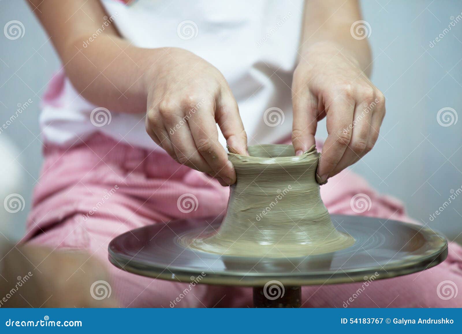 Potter stock image. Image of handwork, shape, rotating - 54183767