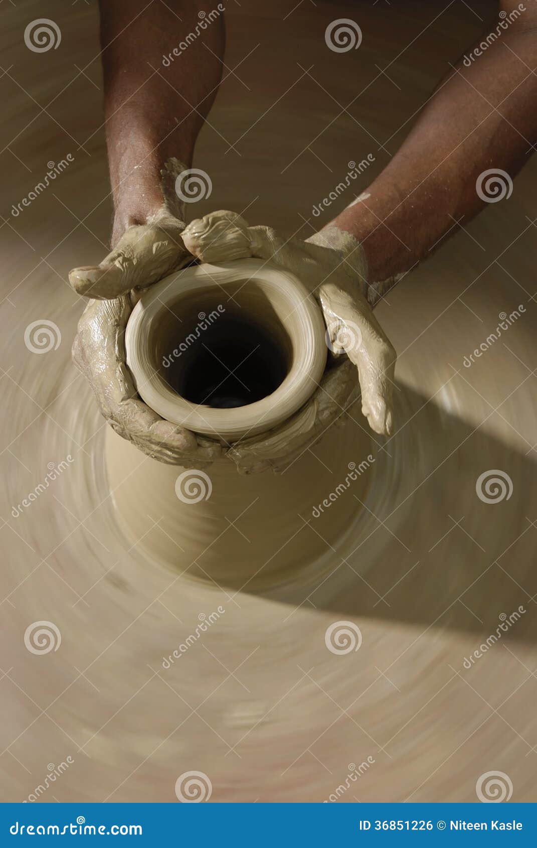 Potter and Pottery stock photo. Image of clay, edge, craftsman - 36851226