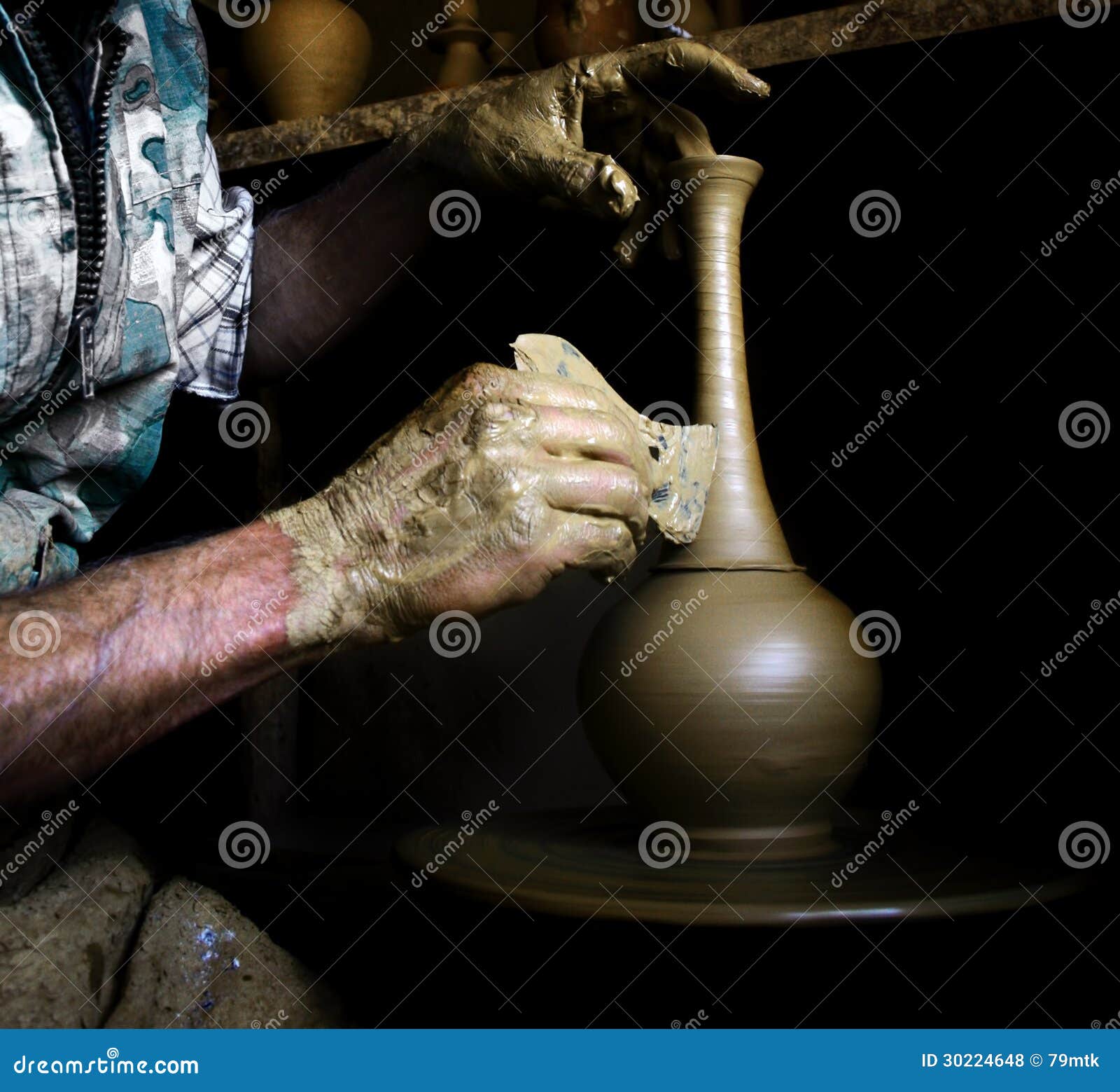 Potter s hands stock photo. Image of earthenware, craftsperson - 30224648