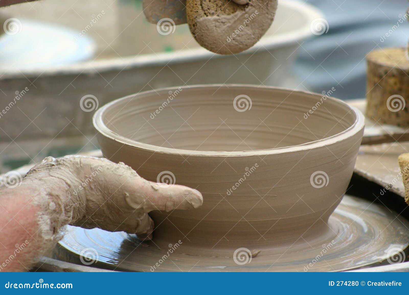 Potter at Work stock photo. Image of throw, craft, learn - 274280