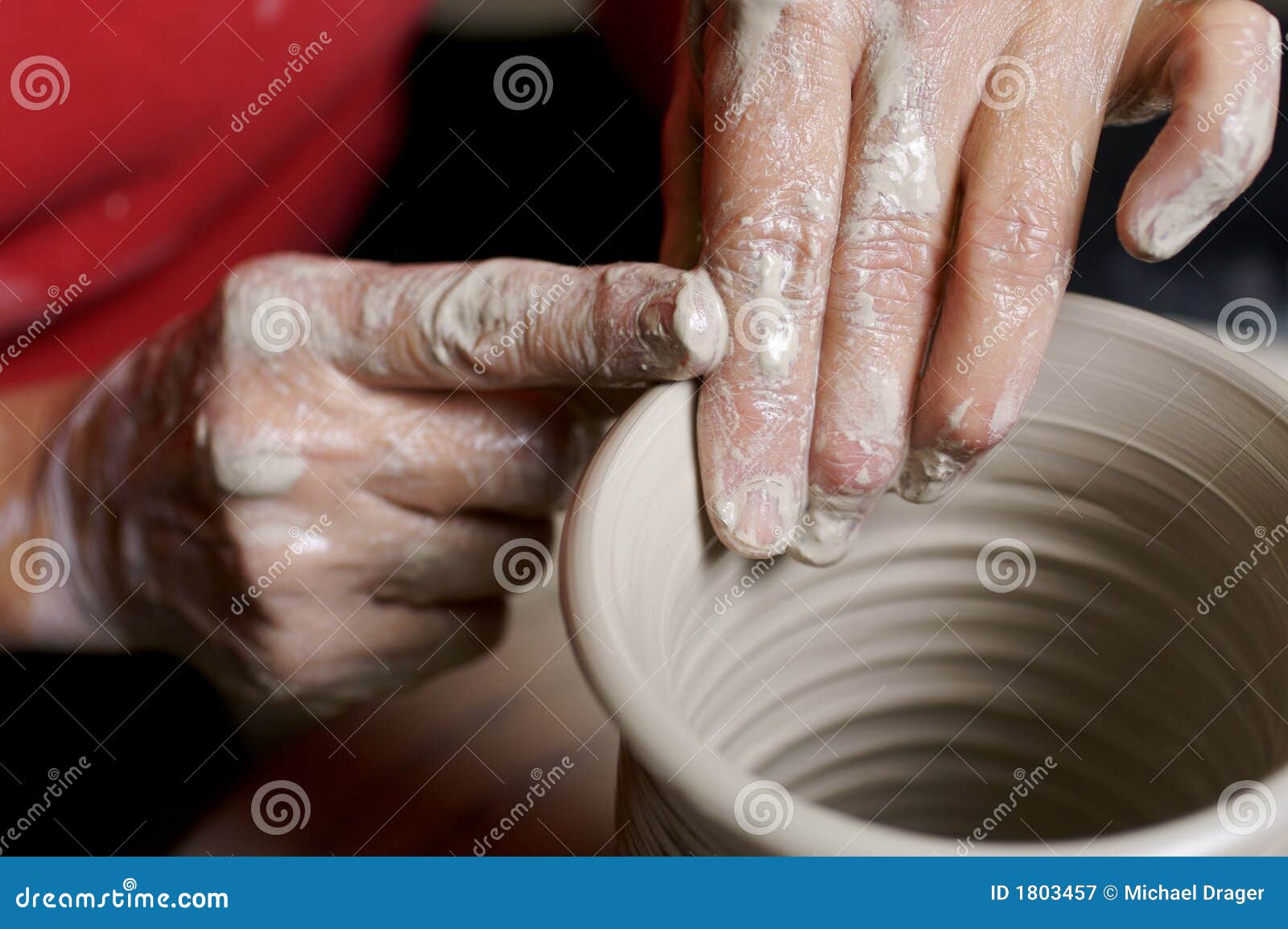 Potter working clay stock image. Image of create, ceramic - 1803457