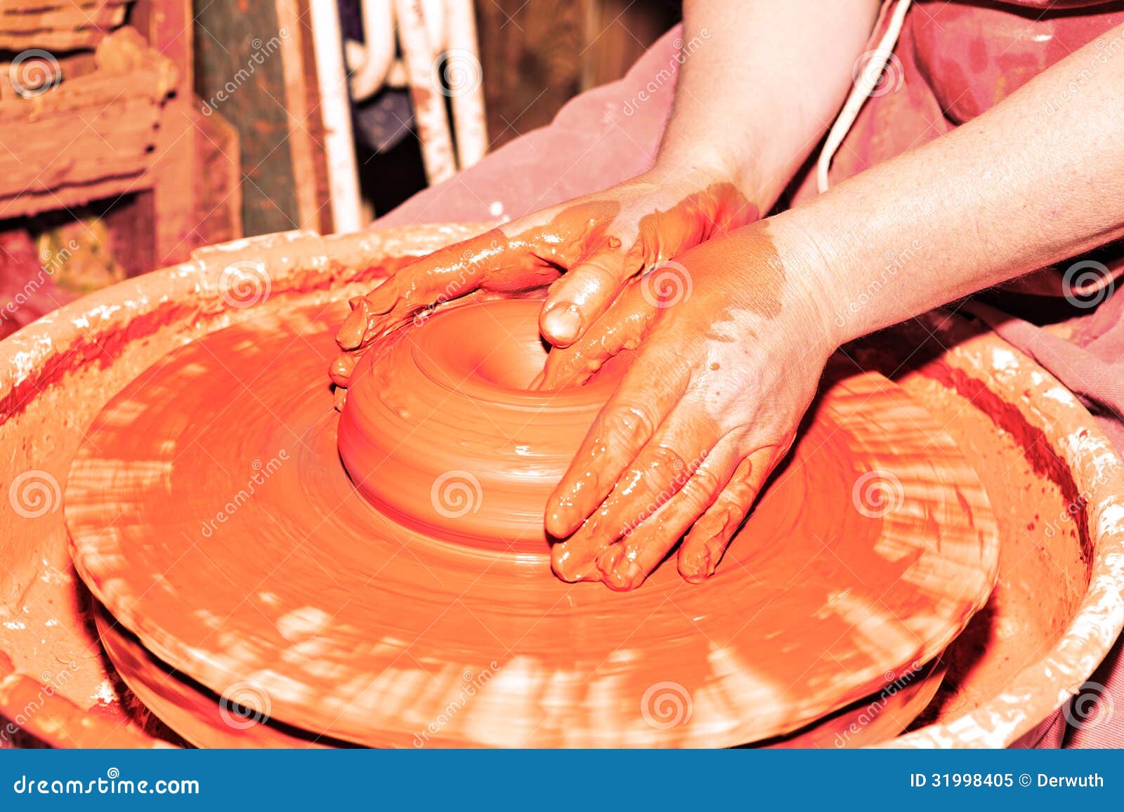 Potter working stock image. Image of create, pottery - 31998405