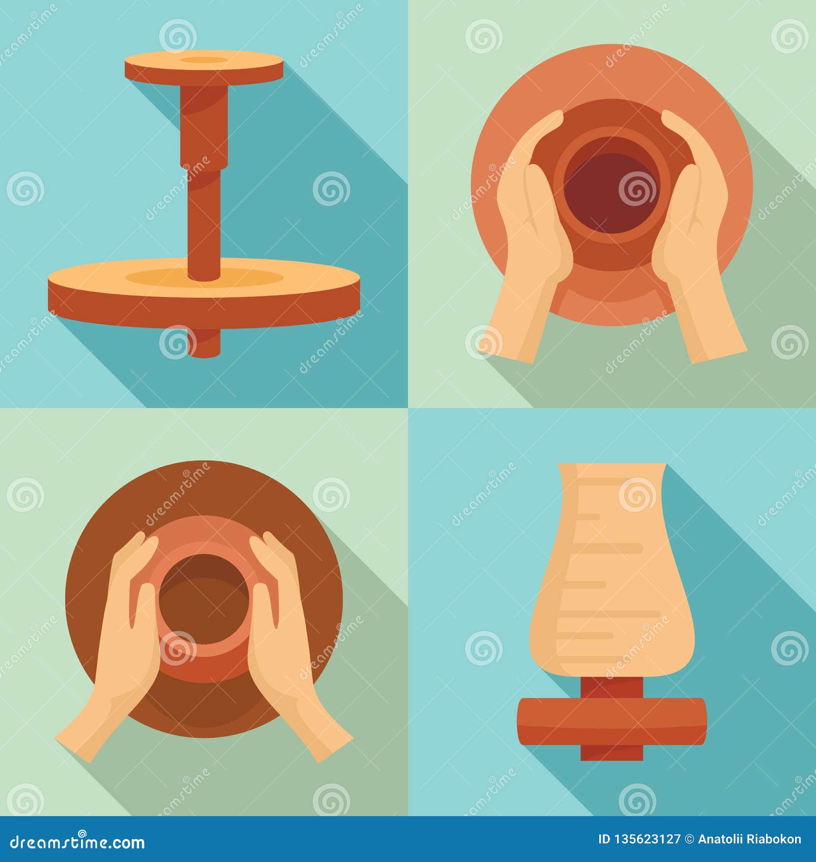 Potters Wheel Stock Illustrations – 53 Potters Wheel Stock ...