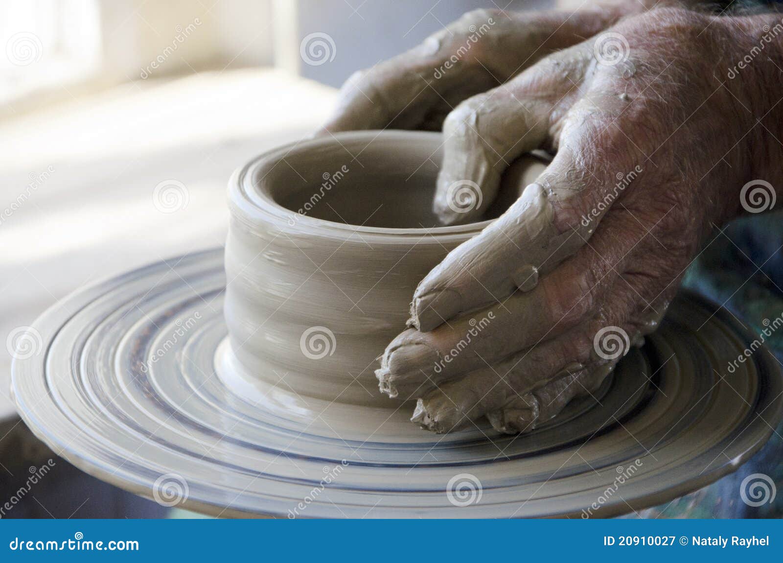 Pottery stock image. Image of artisan, shaping, material - 20910027