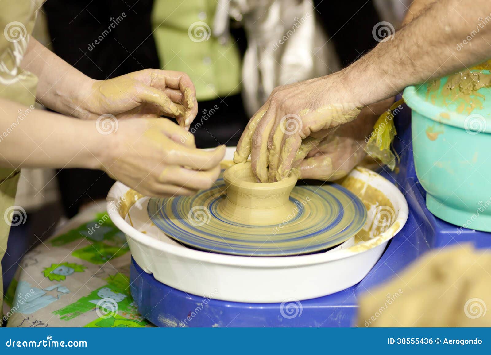 Pottery class stock photo. Image of creation, shape, pottery - 30555436