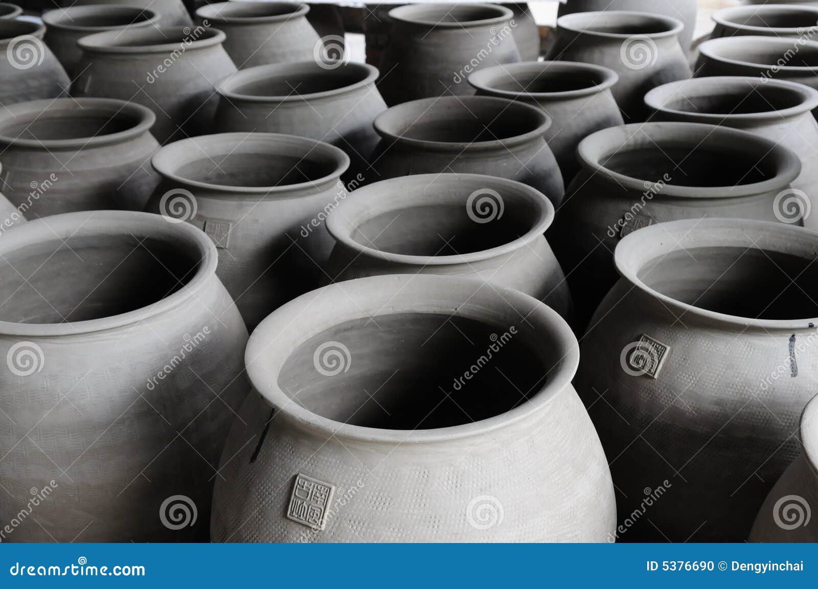 The pottery crocks stock photo. Image of texture, lines - 5376690