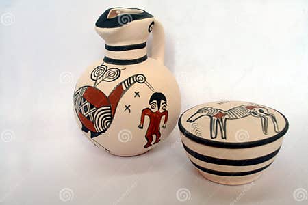 Pottery from Cyprus stock image. Image of ceramic, ceramics - 3797607