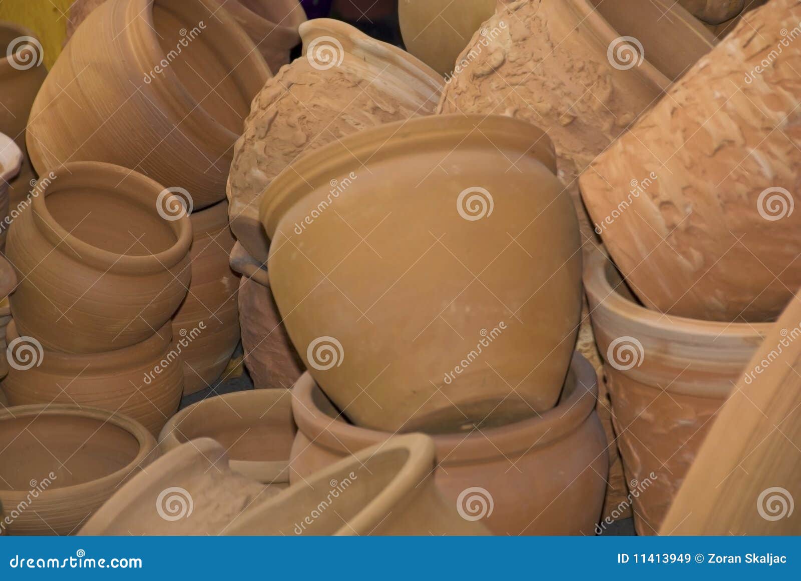 Pottery earthenware stock image. Image of potter, basics - 11413949