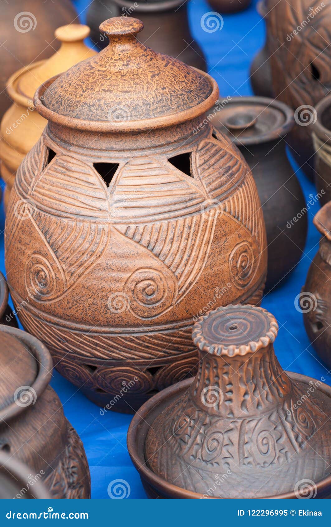Pottery, Earthenware, Clayware, Crockery, Stoneware Stock Image - Image ...