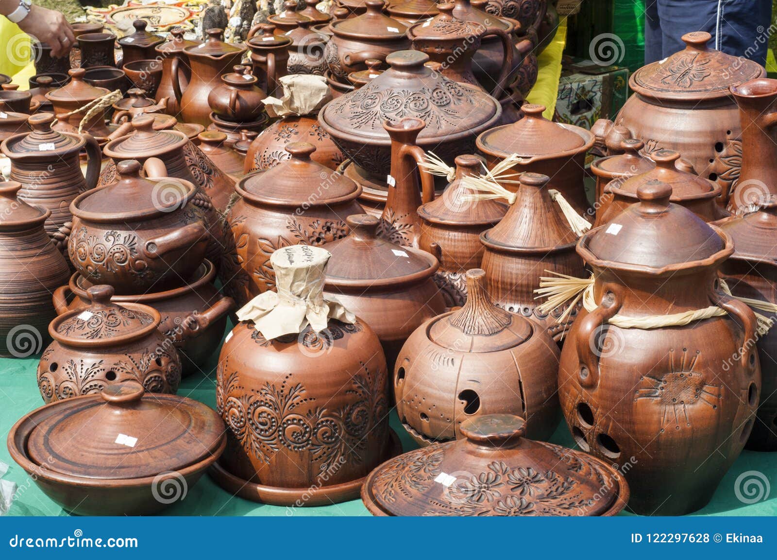 Pottery, Earthenware, Clayware, Crockery, Stoneware Stock Photo - Image ...