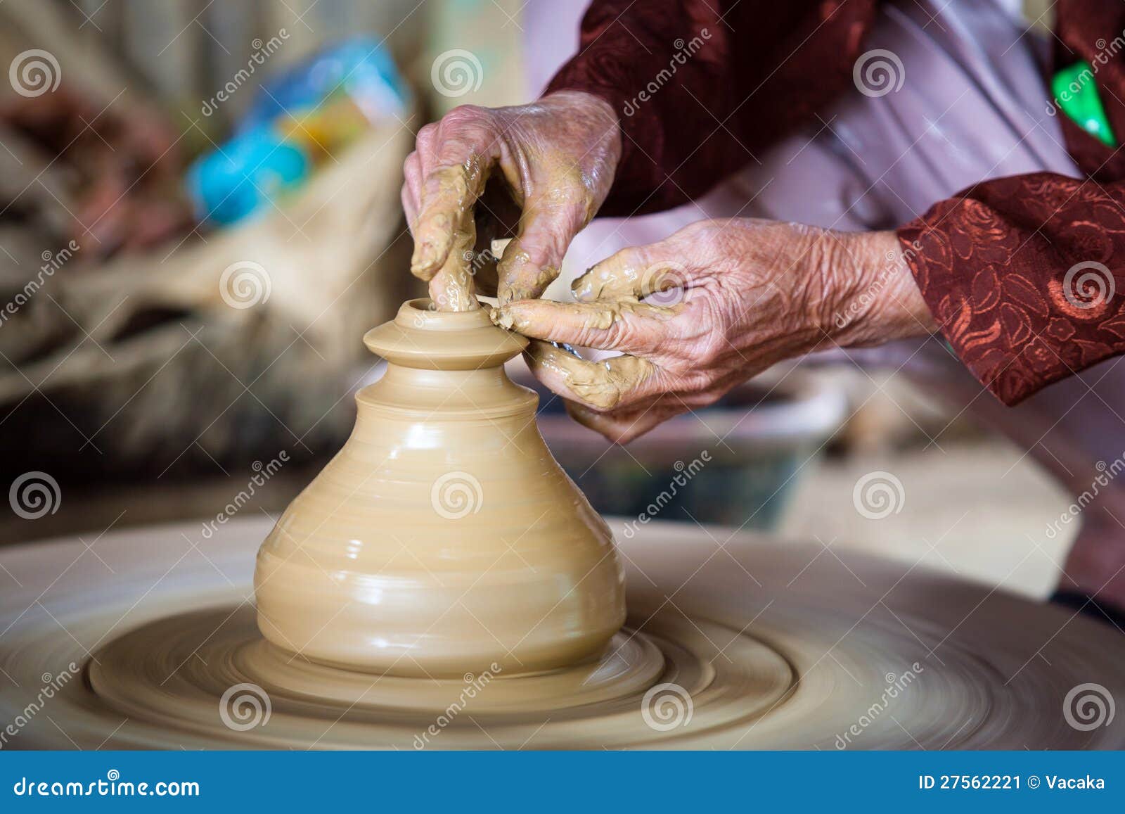Pottery handicraft stock image. Image of travel, asia - 27562221