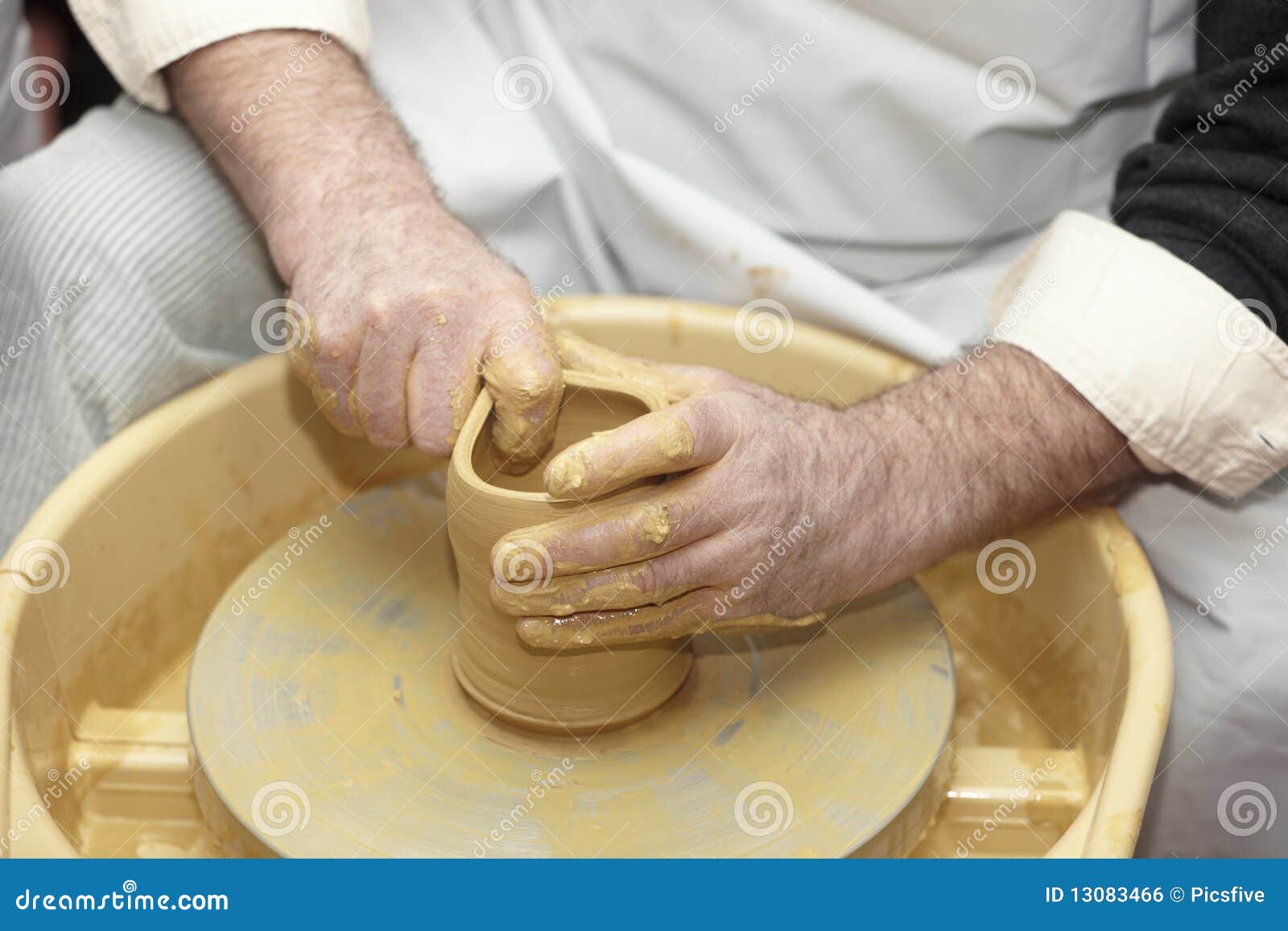 Pottery Handmade Art and Craft Stock Photo - Image of craft, circular ...