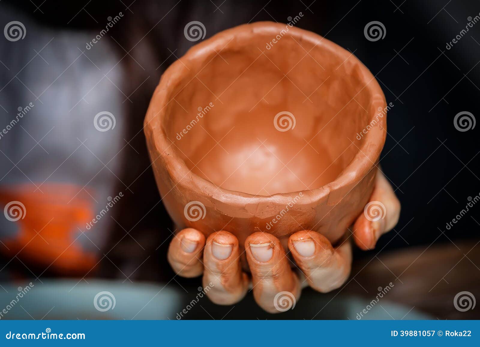 Pottery handmade stock image. Image of handicraft, design - 39881057