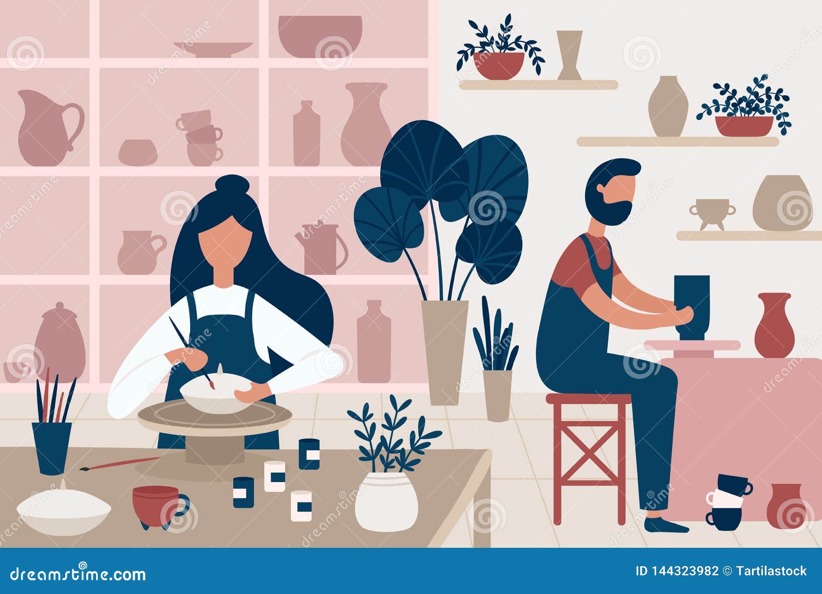 Craftsman Flat Infographics Vector Illustration | CartoonDealer.com ...