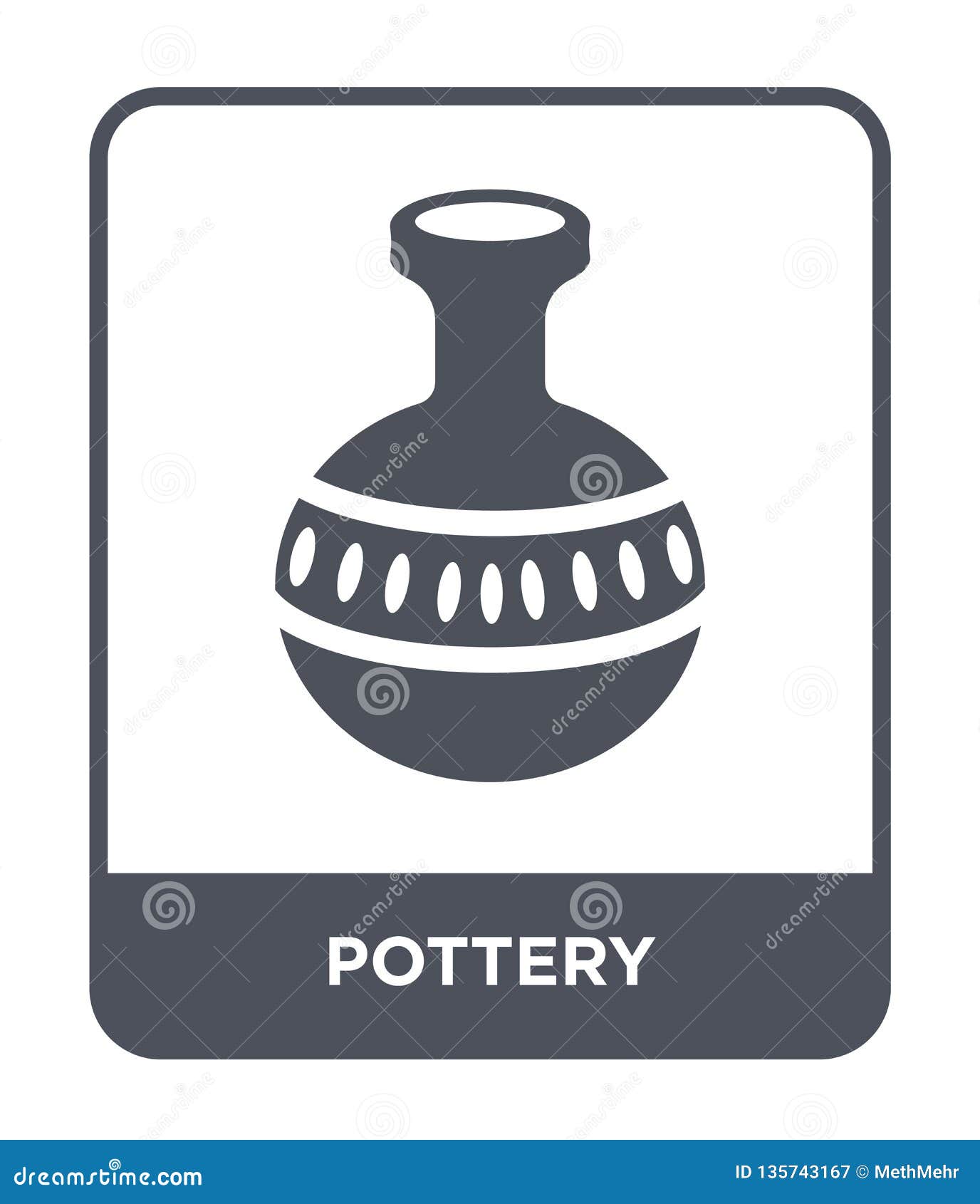 Pottery Icon Vector From Museum Collection. Thin Line Pottery Outline ...