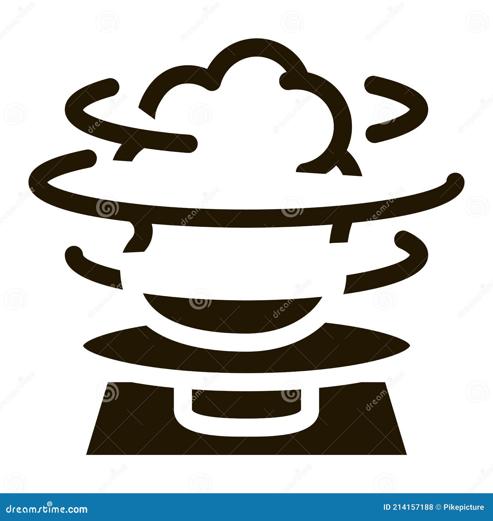 Pottery Making Process Icon Vector Glyph Illustration Stock Vector ...