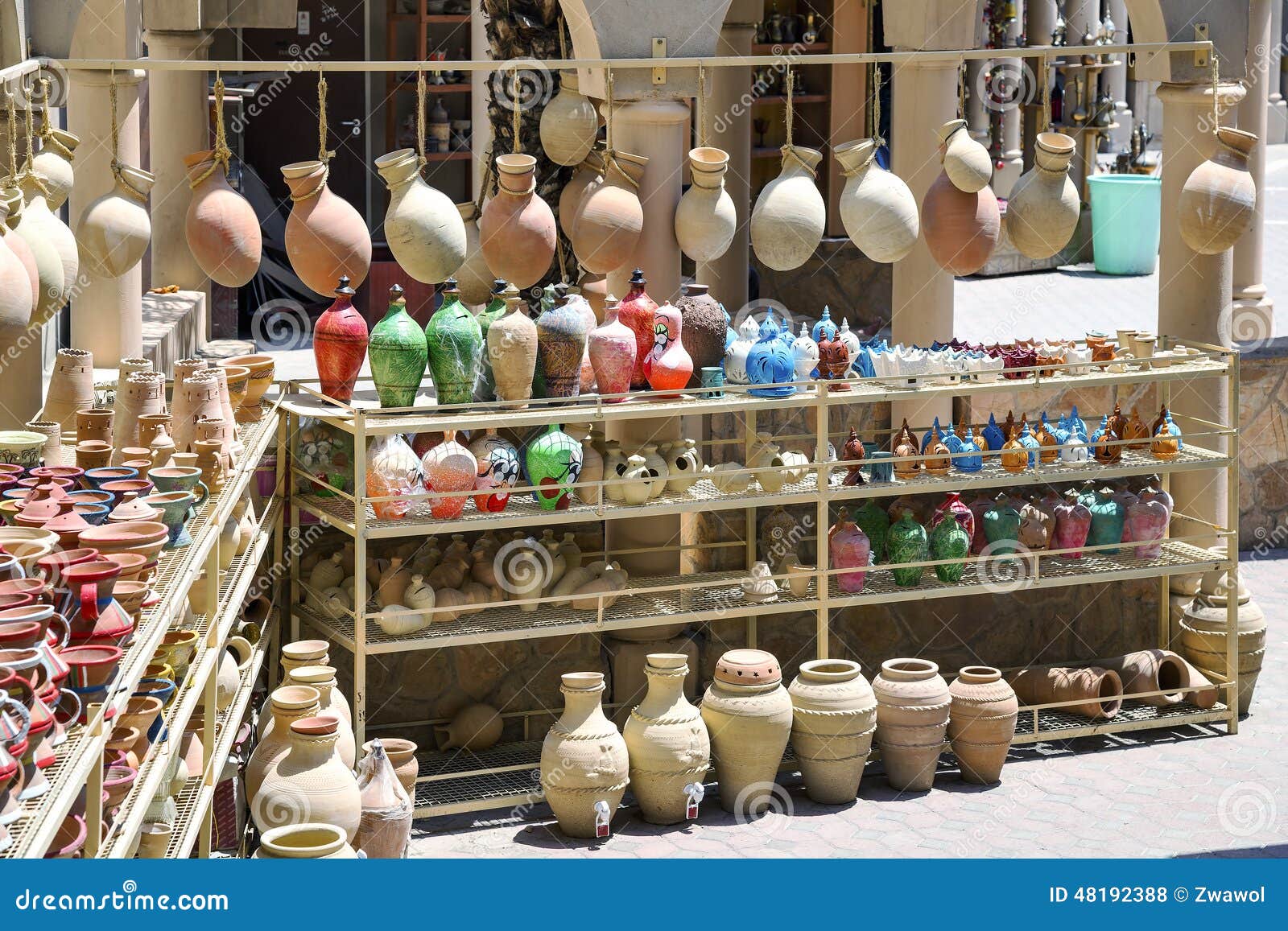 Pottery market Nizwa stock photo. Image of travel, nizwa - 48192388