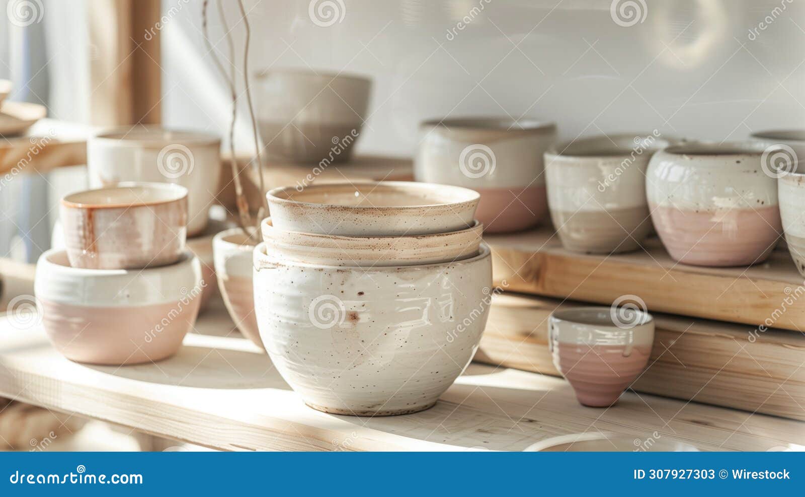 Pottery Photography - White and Rose Colors - AI Generated Digital Art ...
