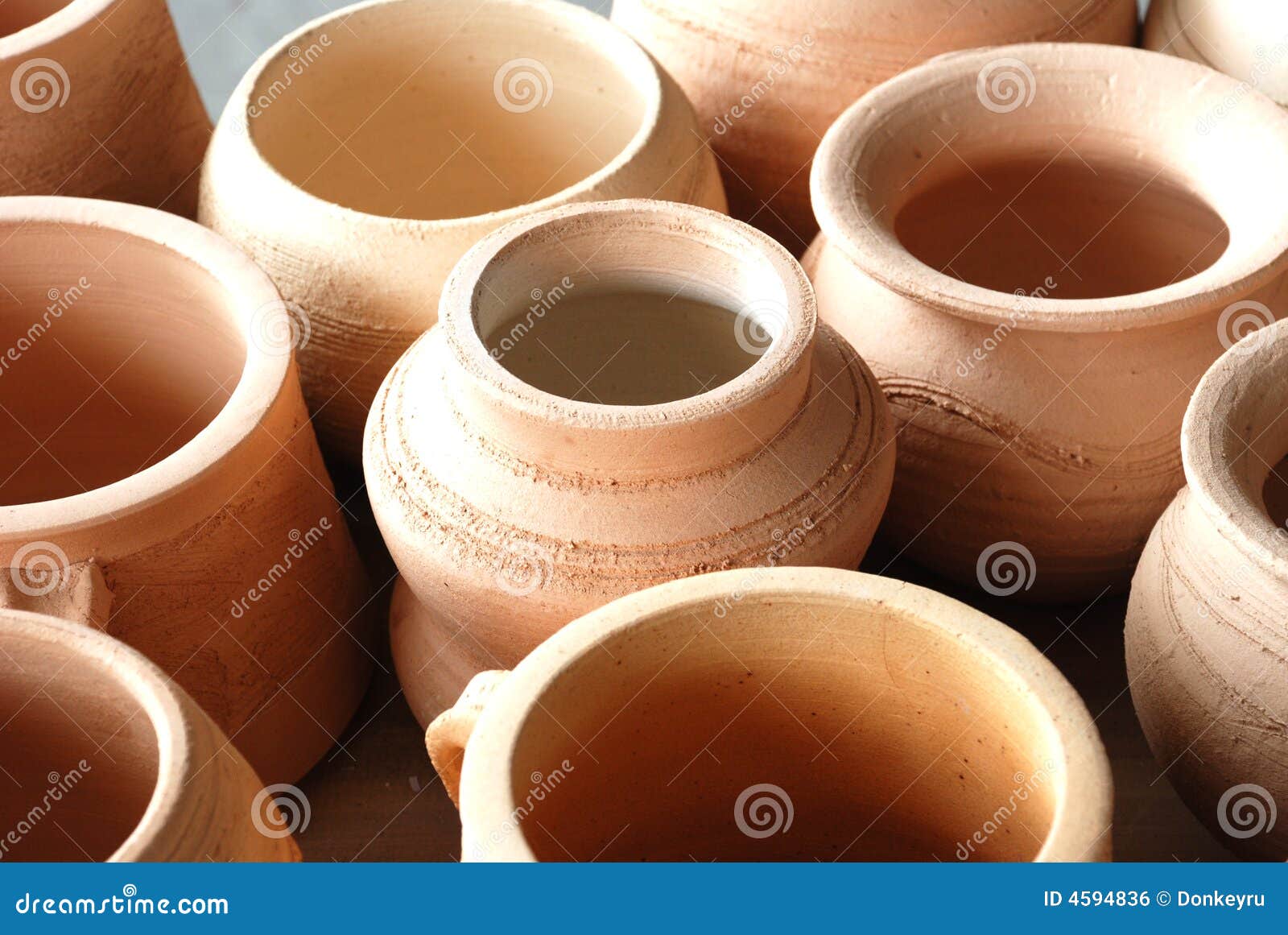 Pottery Pot Jar Kettle Crocks Stock Photo - Image of simplicity ...