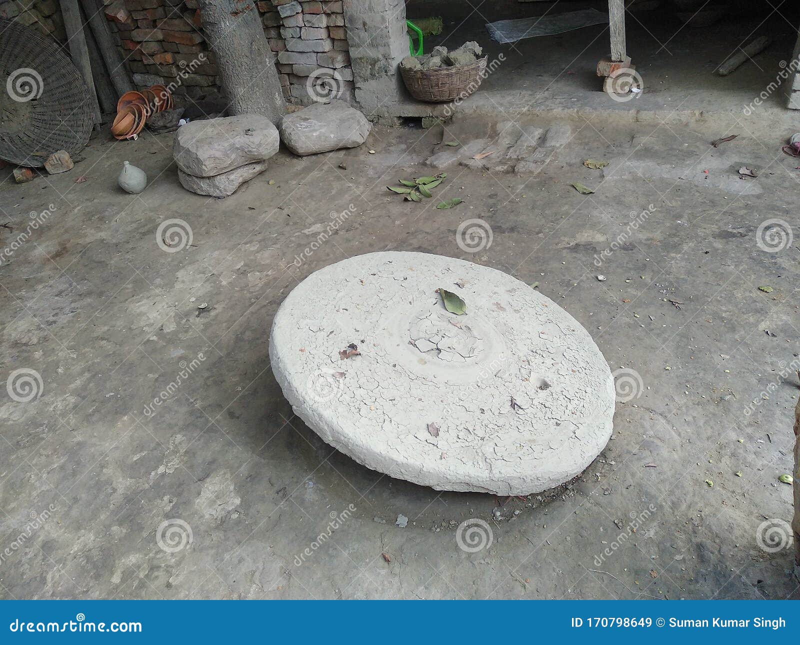 Potters Wheel in Rhika Madhubani Bihar India Stock Image - Image of ...