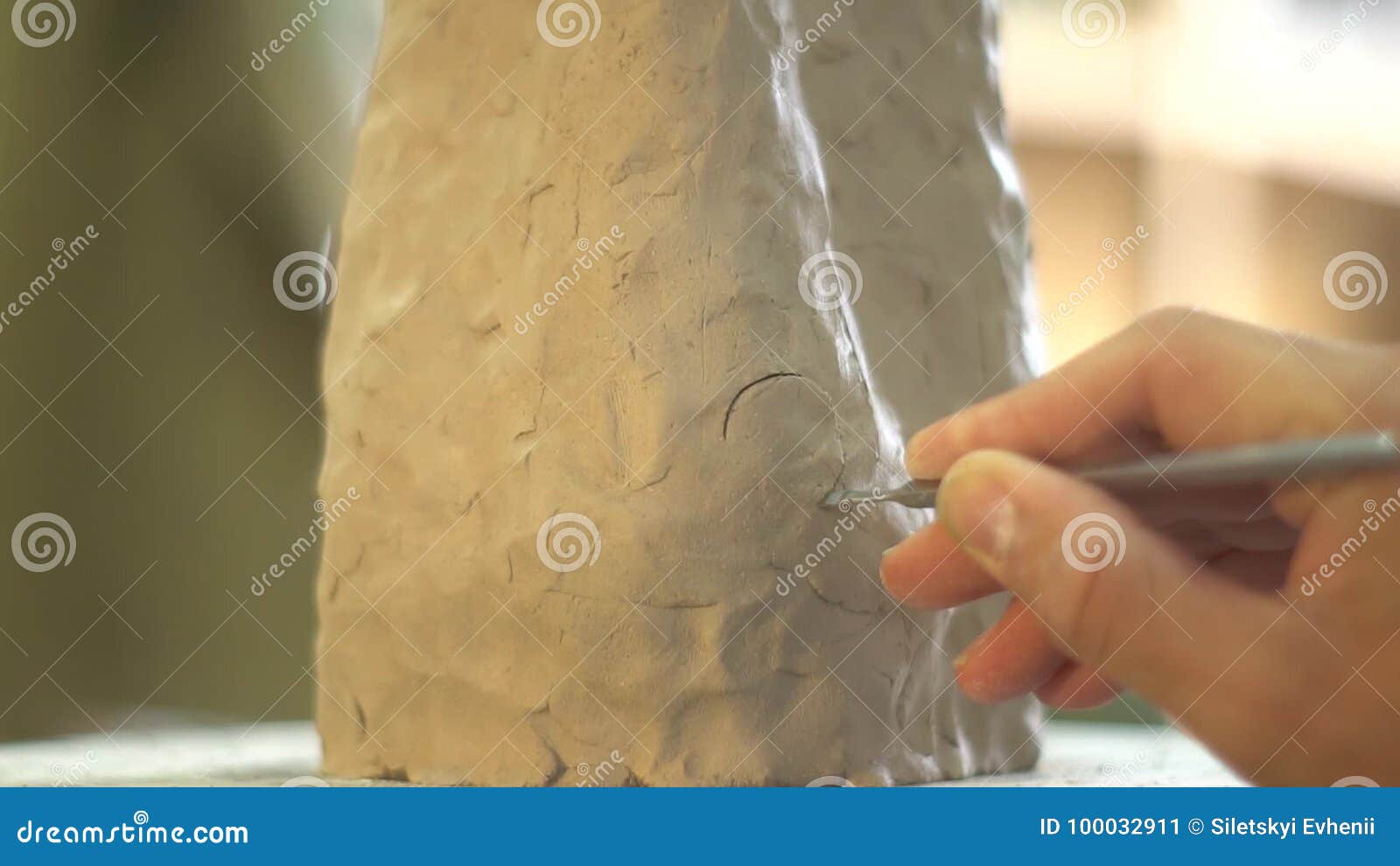 Pottery Process of Making Clay Vase Stock Video - Video of craft, skill ...