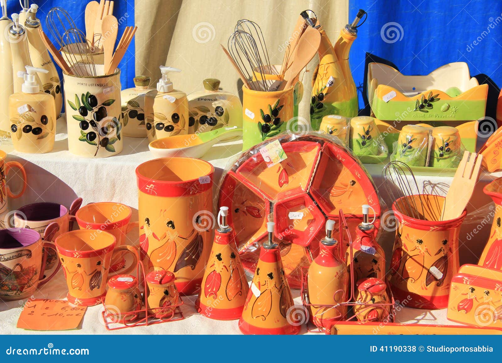 Pottery from the Provence stock photo. Image of colours - 41190338