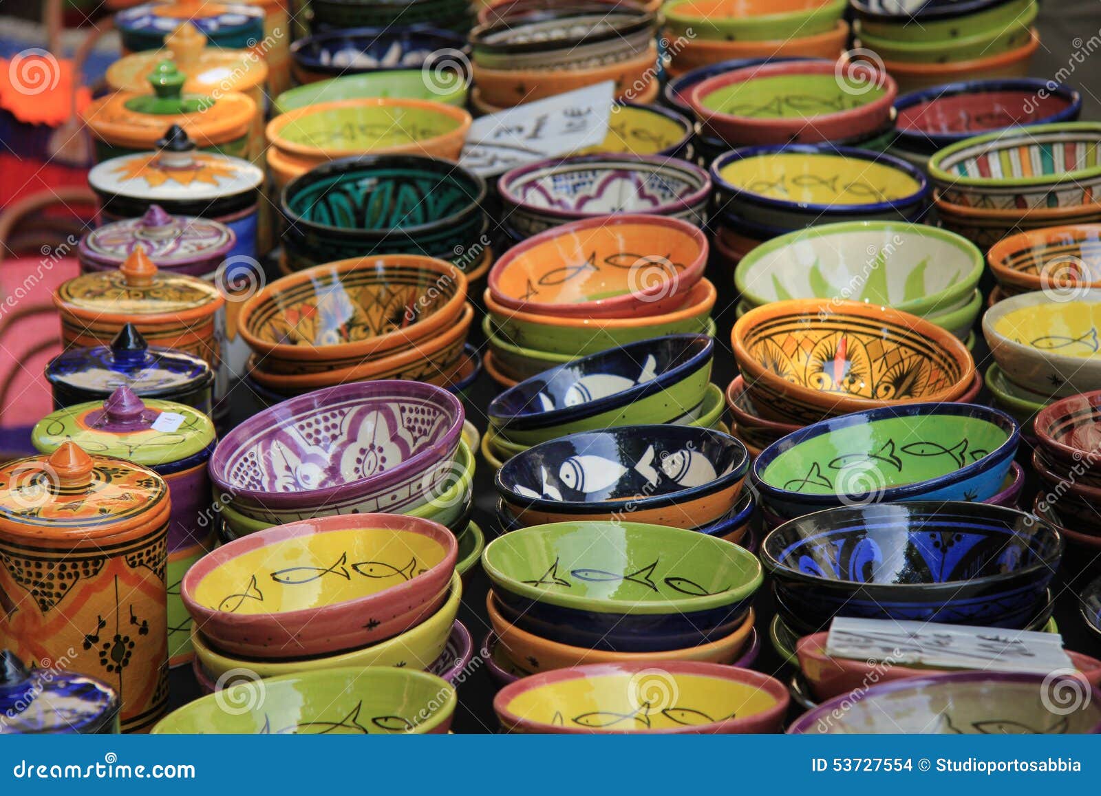 Pottery in the Provence stock photo. Image of french - 53727554