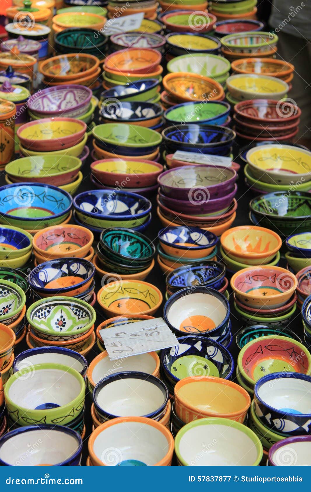 Pottery in the Provence stock image. Image of local, colour - 57837877