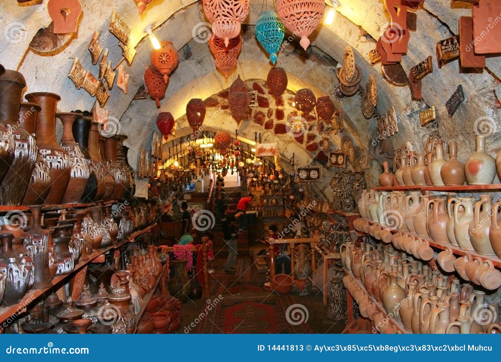 Pottery Shop editorial stock photo. Image of arab, authentic - 14441813