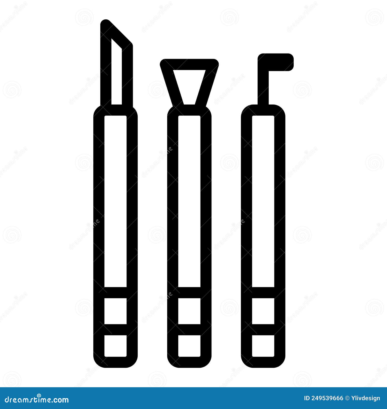 Pottery Tools Icon Outline Vector. Education Pot Stock Vector ...
