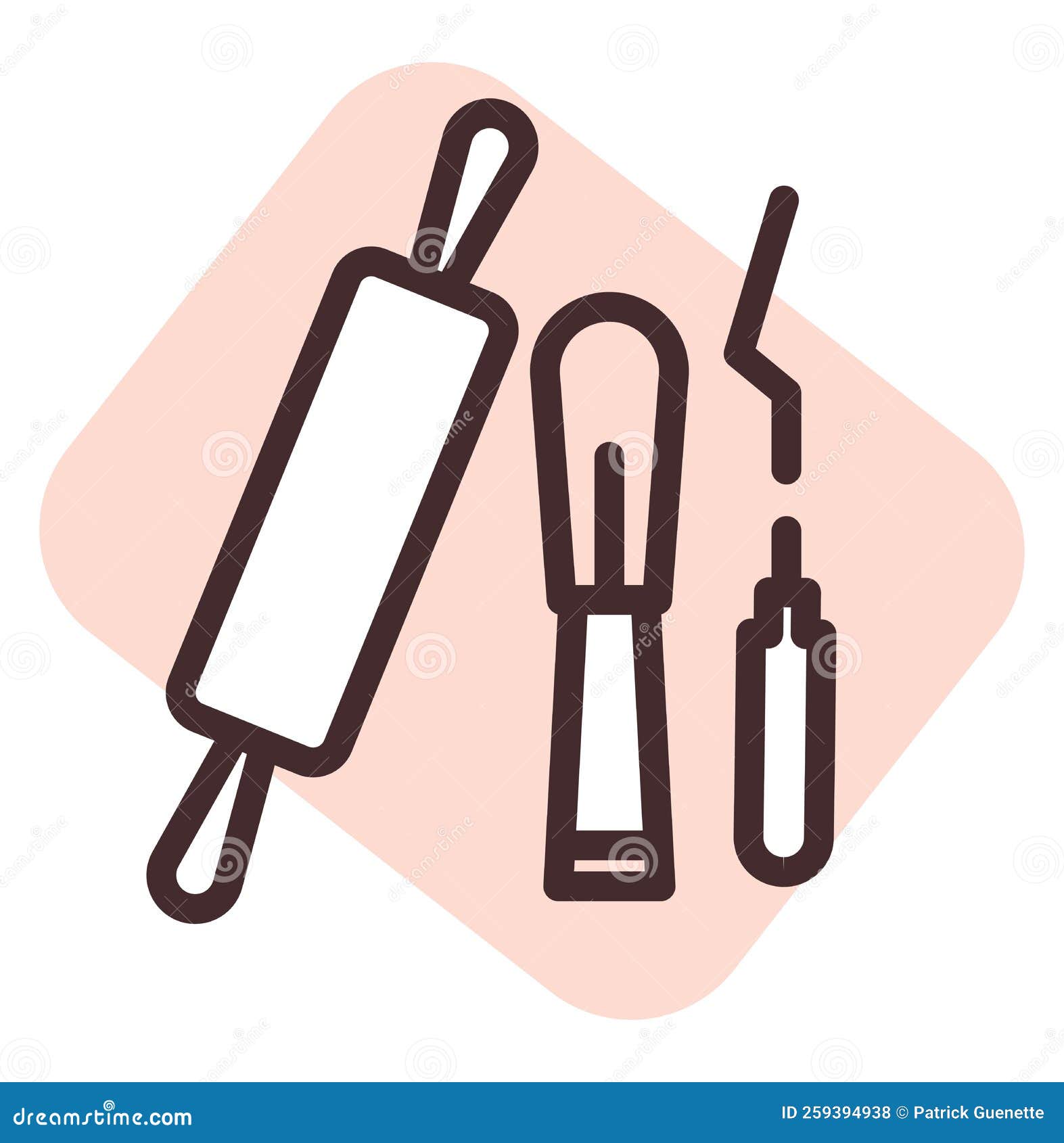 Pottery Tools Icon Vector Outline Illustration | CartoonDealer.com ...