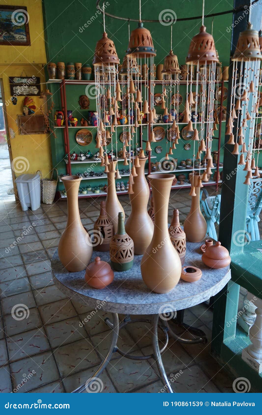 Pottery is a Traditional Folk Craft in Cuba. Trinidad Stock Image ...