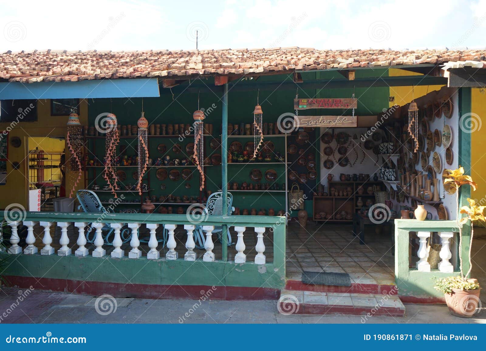 Pottery is a Traditional Folk Craft in Cuba. Trinidad Stock Image ...