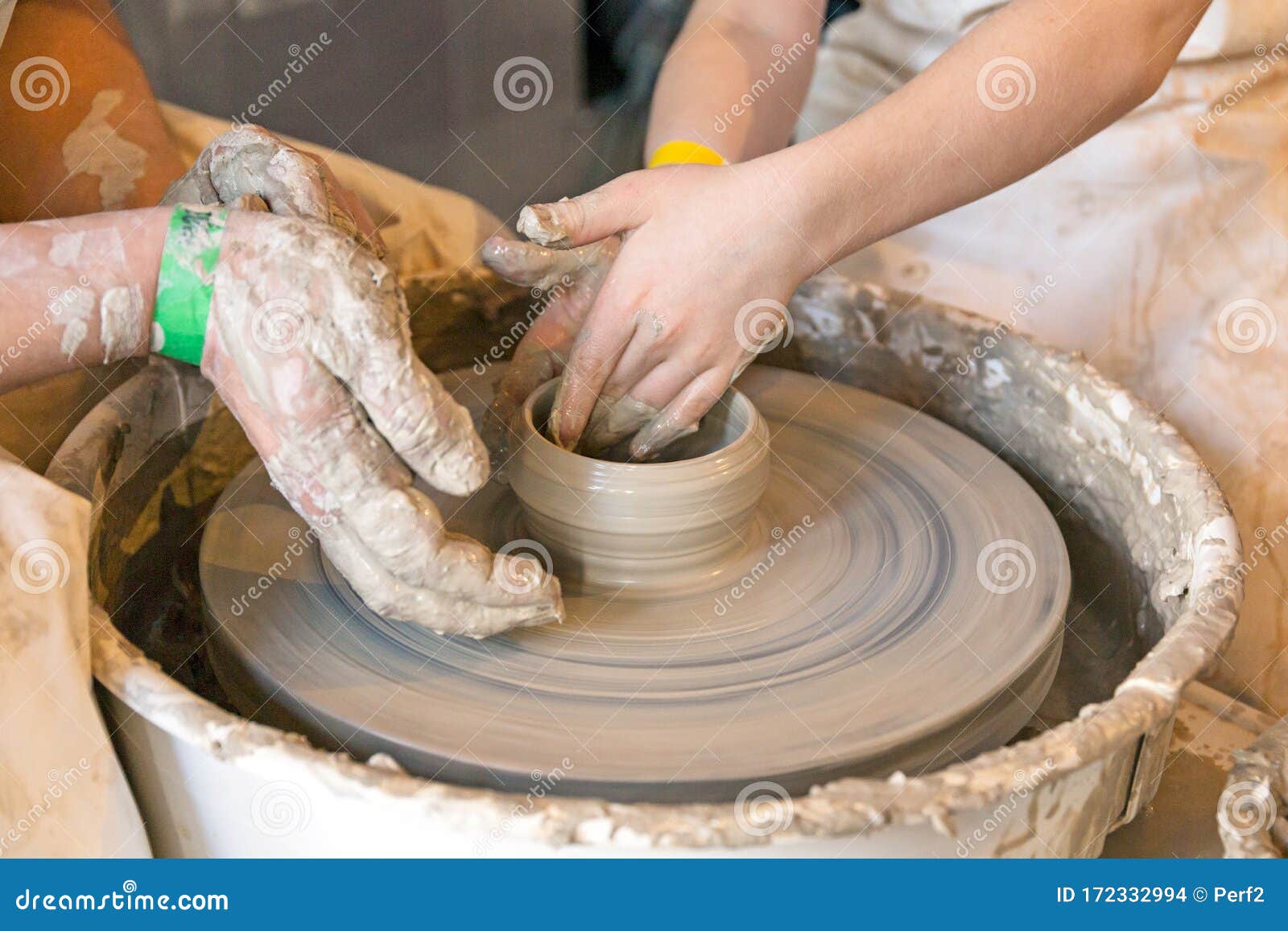 Pottery work stock photo. Image of hands, making, work - 172332994