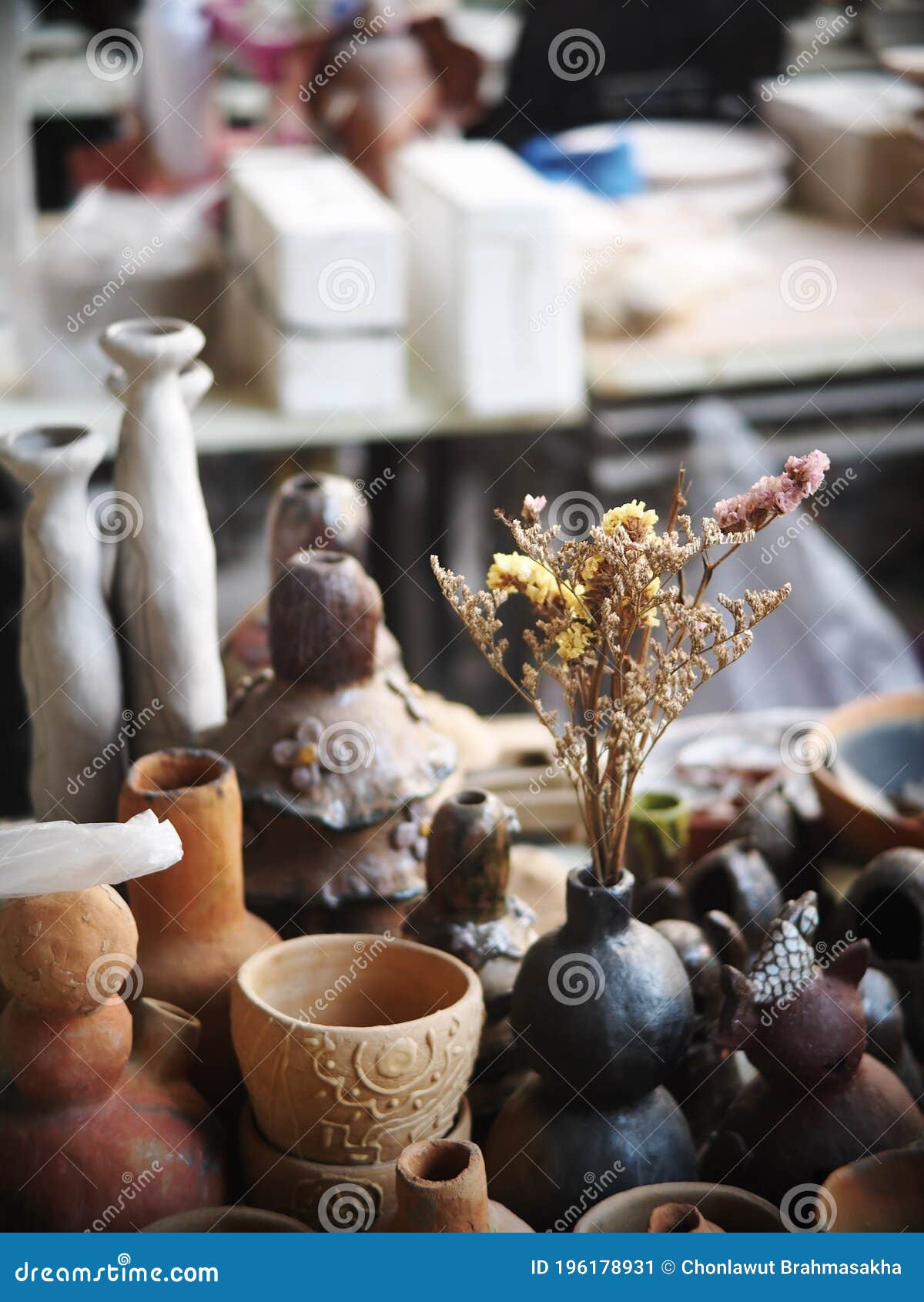 Pottery on Work, Plaster Mould for Ceramic Slip Casting and Others ...